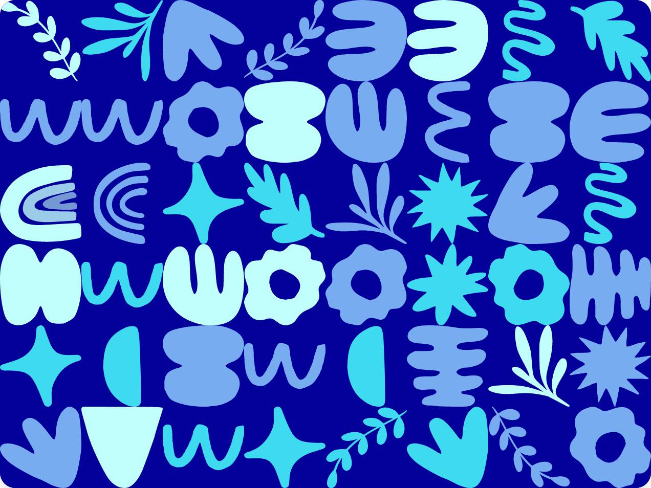 MagicPattern Pack – Mattisse Shapes pack with background pattern in many colors