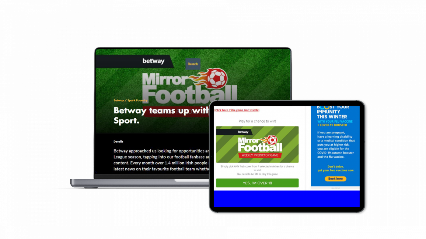 Reach Solutions - Case Studies - Betway / Spark Foundry
