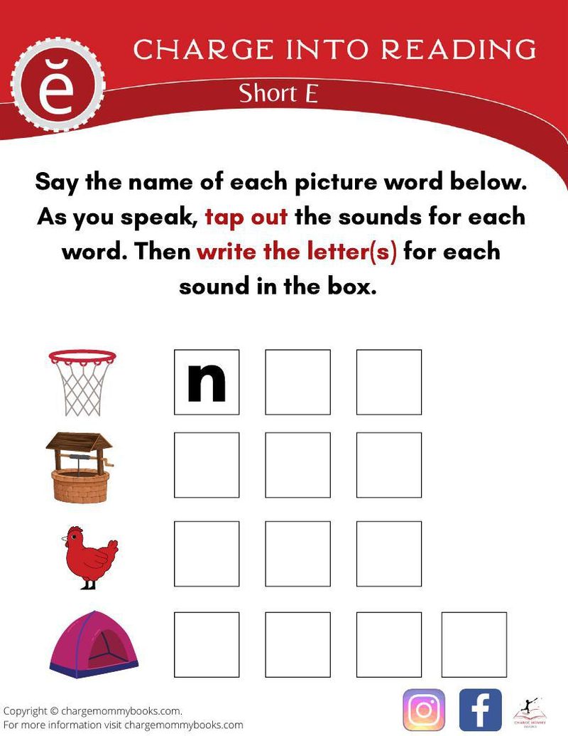 Short E Sounds: Word Lists, Decodable Passages & Activities