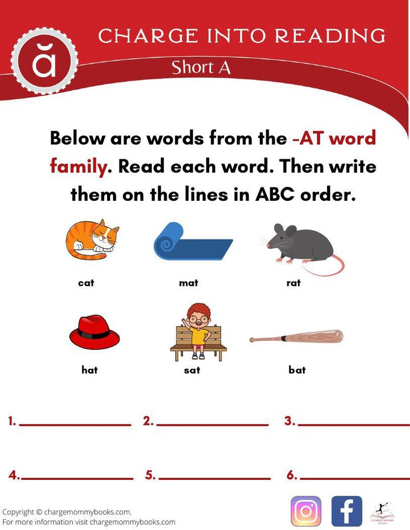 Short A Sounds: Word Lists, Decodable Passages & Activities