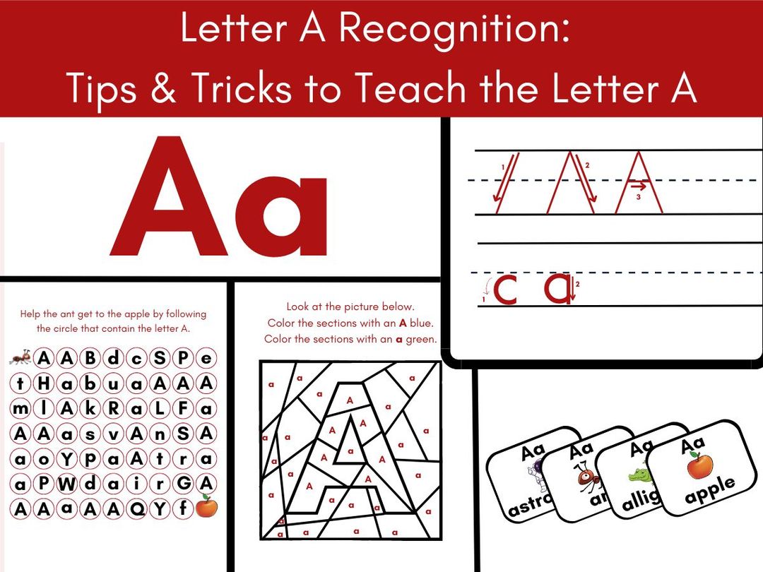 Letter A Recognition: How to Teach the Letter A