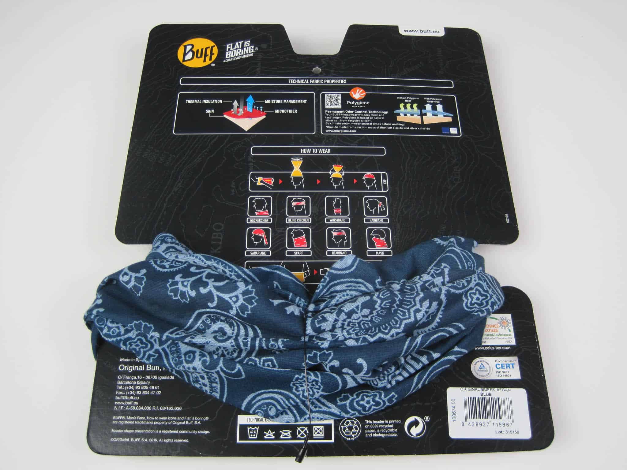 Back Packaging Original Buff® | Buff® Headwear Australia