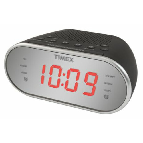 Timex Dual Alarm AM & FM Clock Radio in White 1Ea - Walmart, Сalgary ...