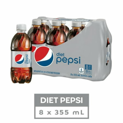 Pepsi Diet Cola, 8 x 355 ml - Walmart, Toronto/GTA Grocery Delivery | Buggy