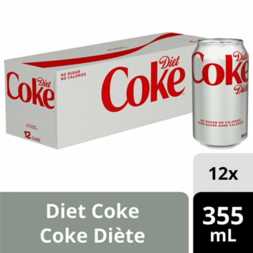 Coca-Cola Diet Coke Fridge Pack, 12 x 355 ml - Walmart, Сalgary Grocery ...