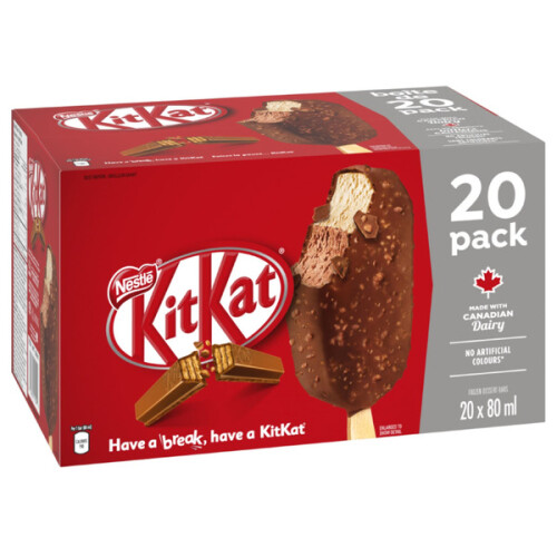 Nestle Kit Kat Frozen Dessert Bars, 20 x 80 ml - Costco, Сalgary ...