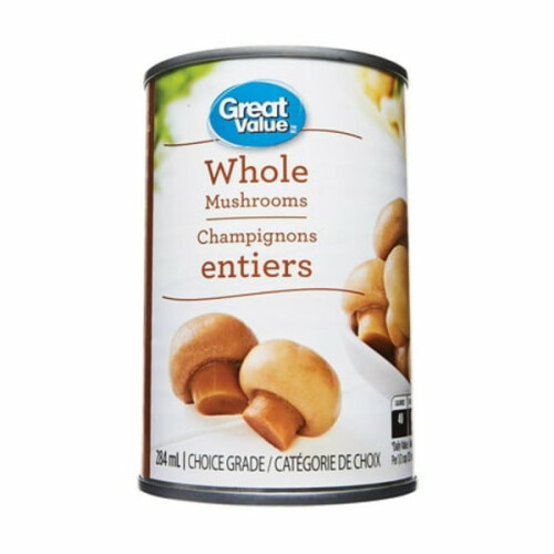 Great Value Canned Whole Mushroom 1Ea - Walmart, Ottawa Grocery ...
