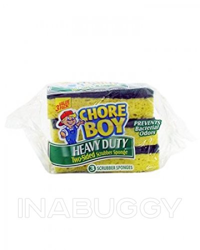 Chore Boy Heavy Duty Two Sided Scrubber Sponge (3PK) 1EA - Concord ...