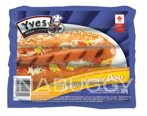 Yves Veggie Cuisine Jumbo Veggie Dogs (5PK) 380G - Sobeys Urban FRESH ...