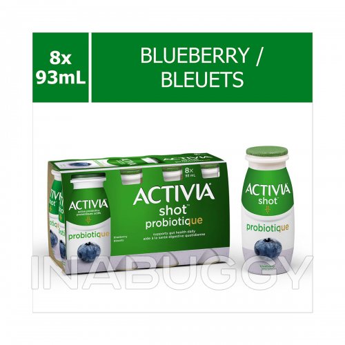 Activia Probiotic Yogurt Drink Blueberry Flavour (8PK) 93ML - Coppa's ...