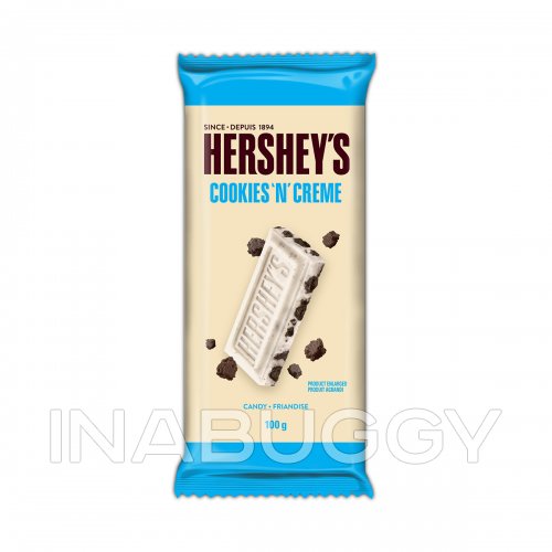 HERSHEY'S COOKIES 'N' CREME Family Size Candy Bar, 100g - FreshCo ...