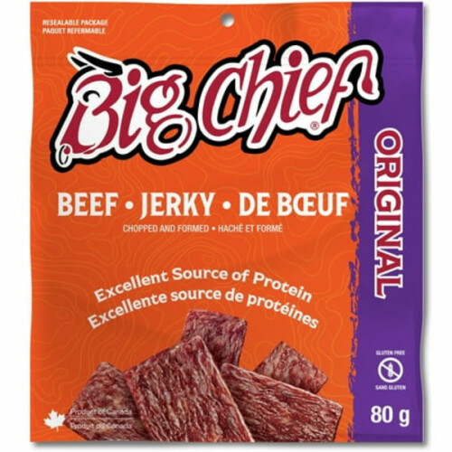 Big Chief Original Beef Jerky ~80 g - Walmart, Toronto/GTA Grocery ...