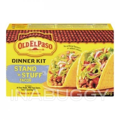 Old El Paso Taco Dinner Kit Stand N Stuff 250G - Safeway, Сalgary ...