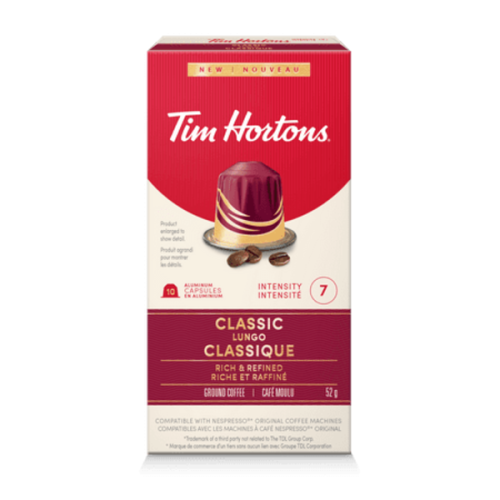 Tim Hortons Classic Lungo Coffee Capsule 10 Count - Walmart, Сalgary ...