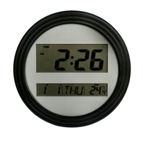 Mainstays Black Digital Wall Clock 1Ea - Walmart, Сalgary Grocery ...