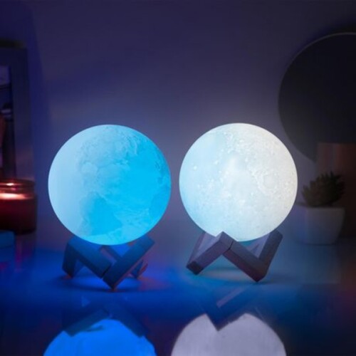Merkury Innovations Light Up LED Earth + Moon Lights 2 Count - Walmart ...