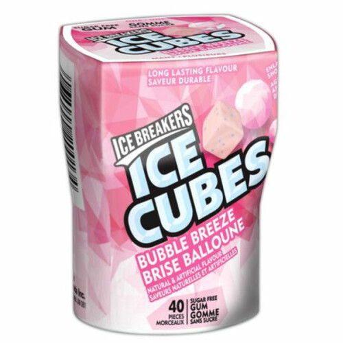 Hershey's Ice Breaker Cube Sugar-Free Gum & Bubble Breeze 1Ea - Walmart ...