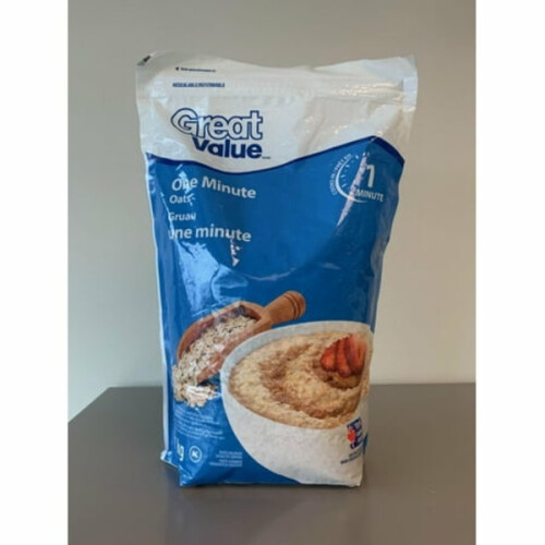 Great Value One Minute Oats ~1 kg - Walmart, Ottawa Grocery Delivery ...