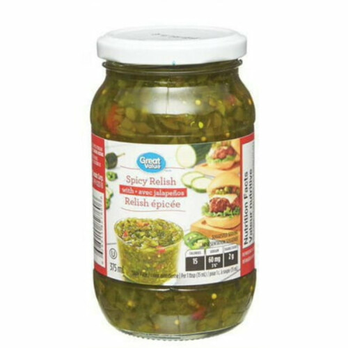 Great Value Spicy Relish With Jalapenos 1Ea - Walmart, Vancouver ...