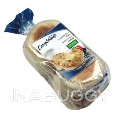 Compliments English Muffins Plain 340G - FreshCo, Toronto/GTA Grocery ...