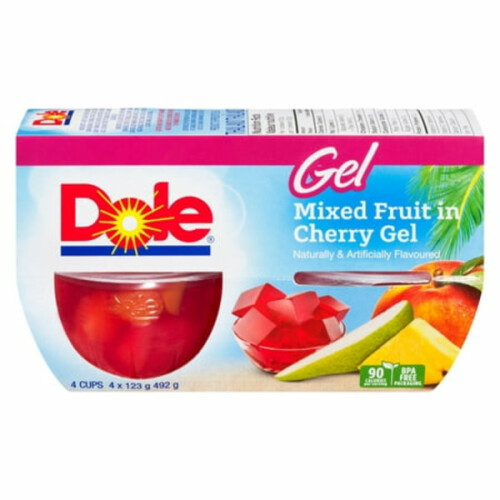 Dole Mixed Fruit in Cherry Gel 4 Count - Walmart, Vancouver Grocery ...