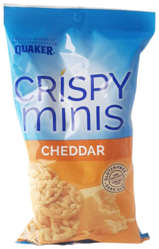 Quaker Crispy Minis Cheddar Cheese Rice Chips 100gm 1 Ea - Summerhill ...