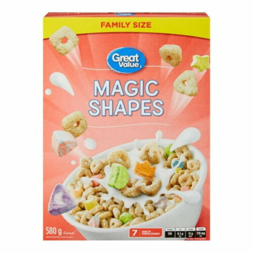 Great Value Magic Shapes Cereal ~580 g - Walmart, Сalgary Grocery ...