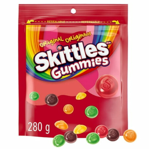 Skittles Original Gummies Take Home Gummy Candy Bag ~280 g - Walmart ...