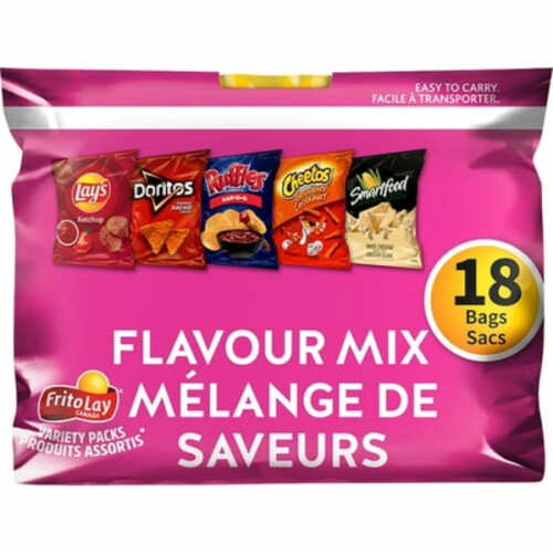 Frito Lay Flavour Mix Snacks Variety Pack 18 Count - Walmart, Toronto ...