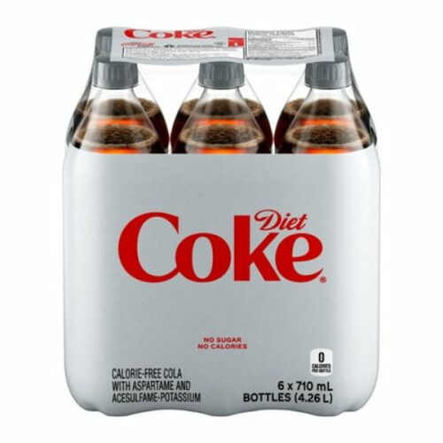 Coca-Cola Coke Diet, 6 x 710 ml - Walmart, Vancouver Grocery Delivery ...