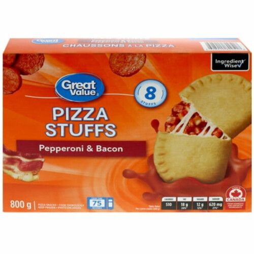 Great Value Pepperoni & Bacon Pizza Stuffs 1Ea - Walmart, Сalgary ...