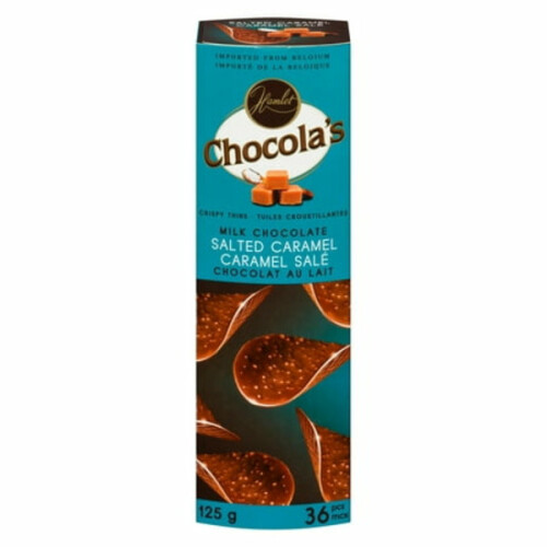 Hamlet Chocola's Crispy Thins Milk Chocolate Salted Caramel ~80 g ...