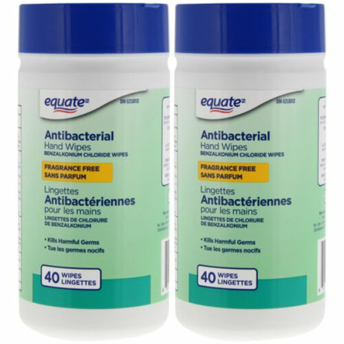 Equate Antibacterial Hand Wipes 40 Count - Walmart, Сalgary Grocery ...
