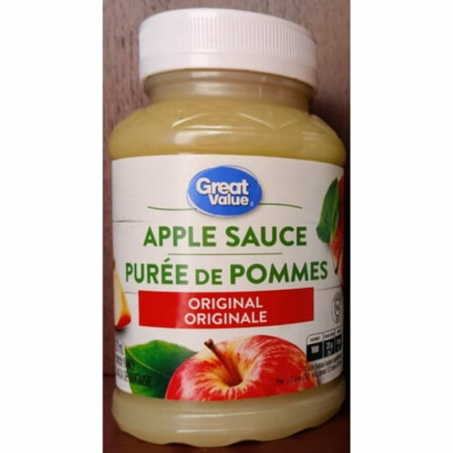 Great Value Original Applesauce 1Ea - Walmart, Toronto/GTA Grocery ...