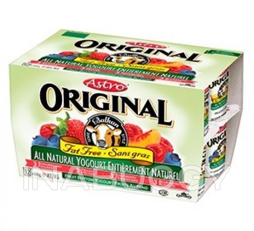 Astro Original Yogurt Strawberry Peach Blueberry Raspberry Fat Free ...