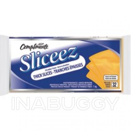 Compliments Cheese Thick Slices 16 Slices 500G - FreshCo, Toronto/GTA ...
