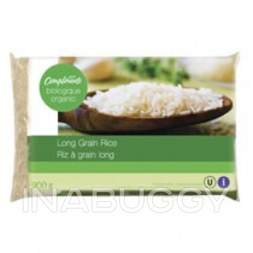 Compliments Organic Long Grain White Rice 900G - FreshCo, Toronto/GTA ...