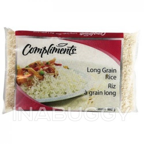 Compliments Rice White Long Grain 900G - FreshCo, Toronto/GTA Grocery ...