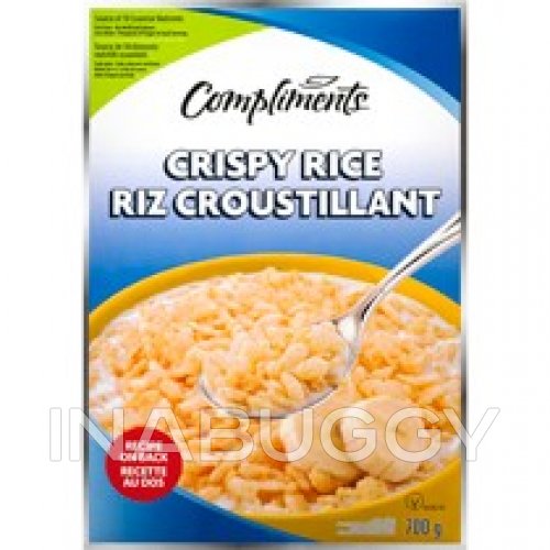 Compliments Cereal Crispy Rice 700G - FreshCo, Toronto/GTA Grocery ...