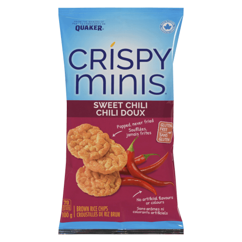 Quaker Crispy Minis Sweet Chili Rice Chips 100gm 1 Ea - Summerhill ...