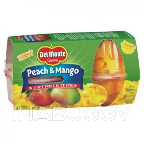 Del Monte Peach & Mango in Light Fruit Juice Syrup 450ML - Coppa's ...