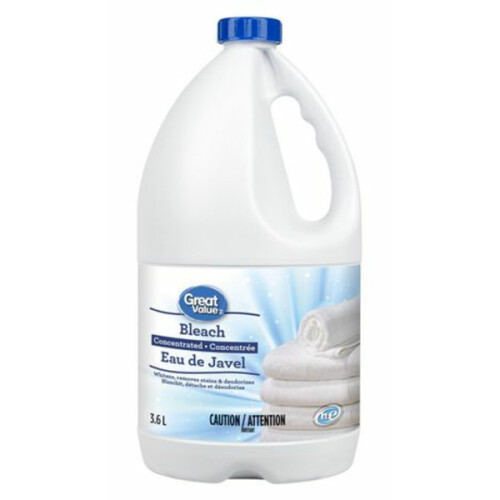 Great Value Concentrated Liquid Bleach ~3.6 kg - Walmart, Ottawa ...