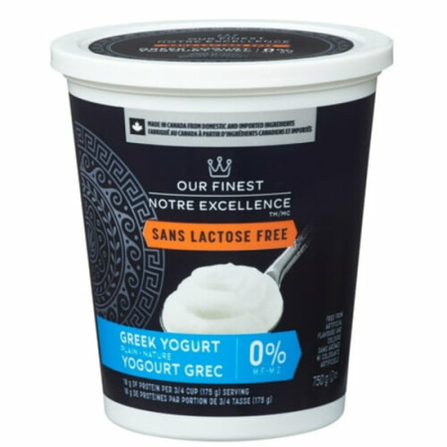 Our Finest Plain Greek Yogurt, 2 x 130 g - Walmart, Toronto/GTA Grocery ...