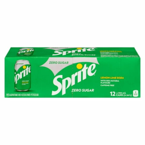 Sprite Zero, 12 x 355 ml - Walmart, Vancouver Grocery Delivery | Buggy