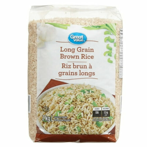 Great Value Long Grain Brown Rice ~2 kg - Walmart, Vancouver Grocery ...