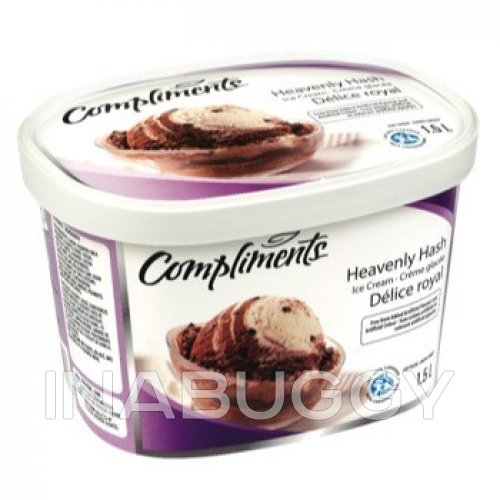 Compliments Ice Cream Heavenly Hash 1.5L - FreshCo, Ottawa Grocery ...