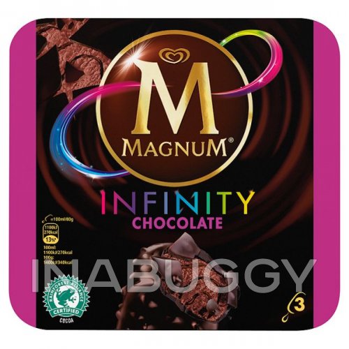 Magnum Ice Cream Bars Infinity Chocolate (3PK) 300ML - Sobeys Urban ...