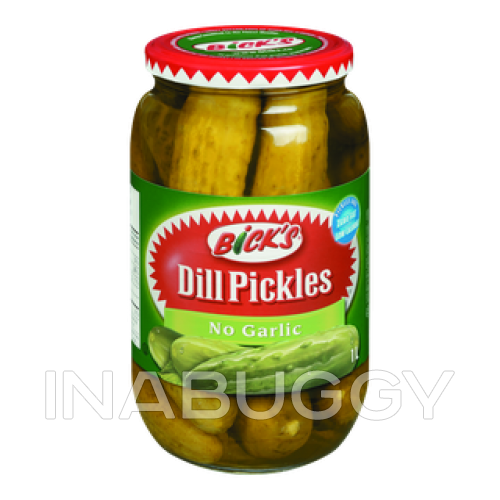 Bick's Dill Pickles Whole No Garlic 1L - FreshCo, Ottawa Grocery ...