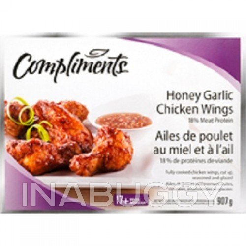 Compliments Chicken Wings Honey Garlic 750G - FreshCo, Ottawa Grocery ...
