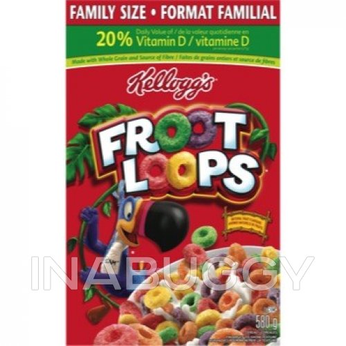 Kellogg's Froot Loops Cereal Family Pack 580G - Sobeys Urban FRESH ...